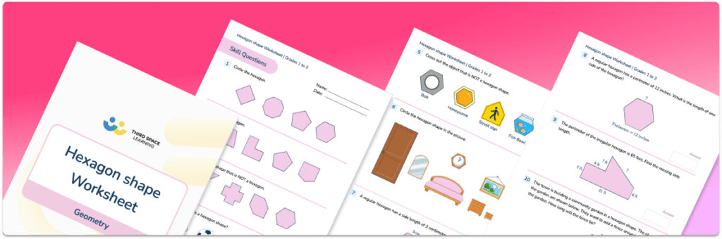 [FREE] Hexagon Shape Worksheet