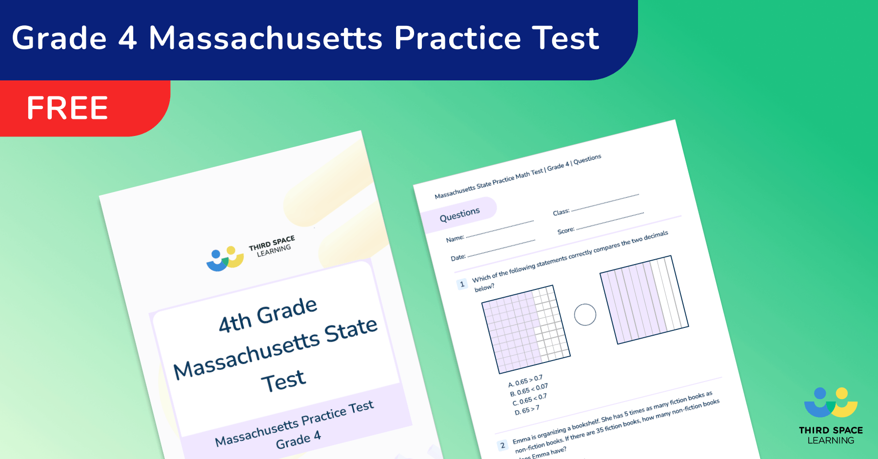 [FREE] 4th Grade Massachusetts MCAS Practice Test
