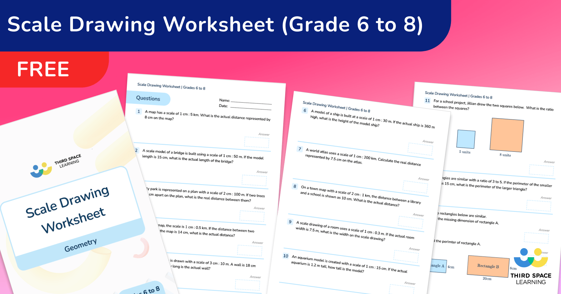 [FREE] Scale Drawing Worksheet