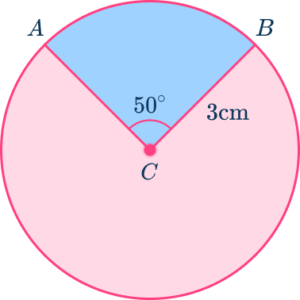 Sectors Arcs and Segments of a circle - Math Steps & More!
