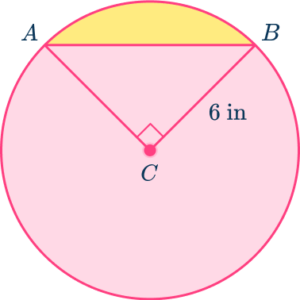 Sectors Arcs and Segments of a circle - Math Steps & More!