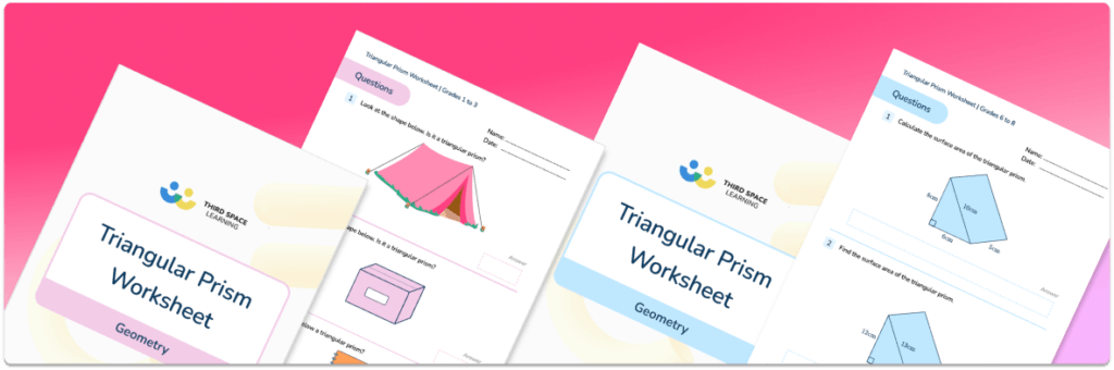 [FREE] Triangular Prism Worksheet