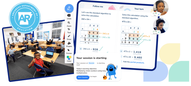 Math Tutoring for Schools and Districts in Arkansas