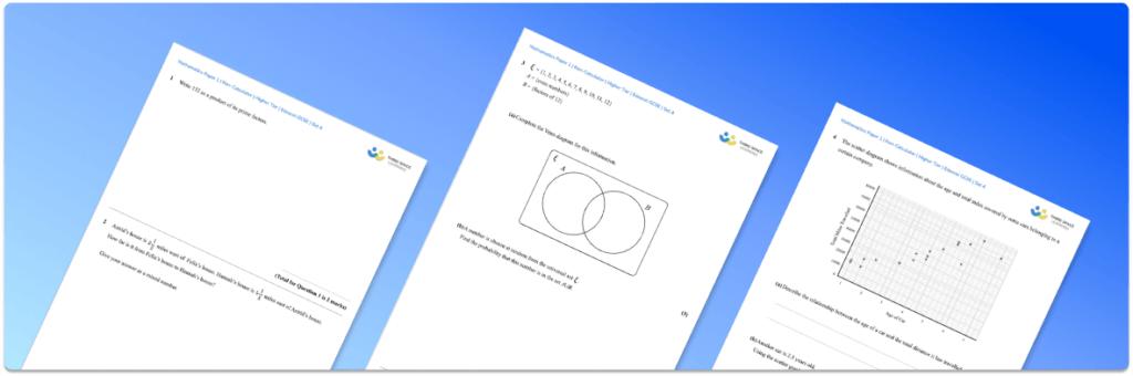 Edexcel Maths Higher Papers: Set 4