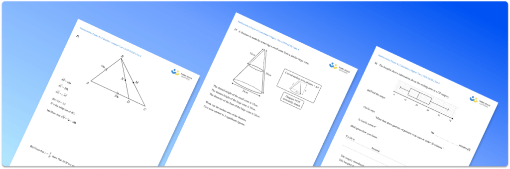 OCR Maths Higher Papers: Set 4