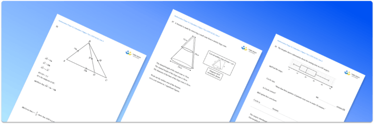 OCR Maths Higher Papers: Set 4