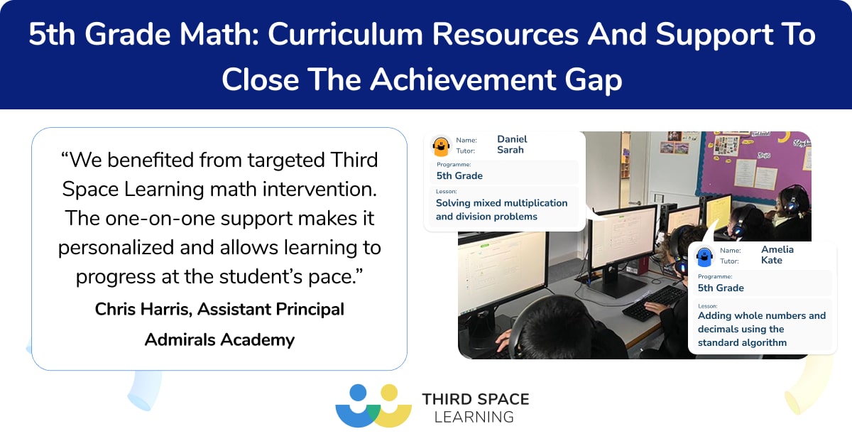 5th Grade Math - Third Space Learning