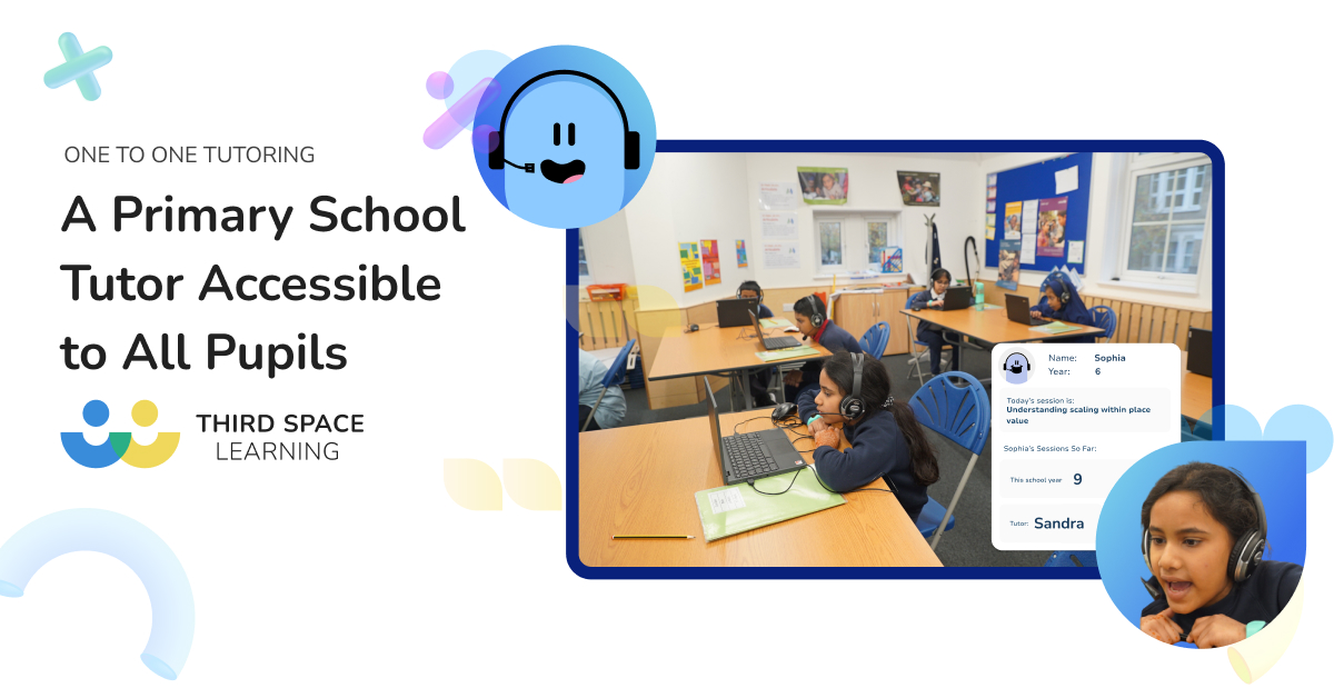 A Primary School Tutor That Makes One-to-One Maths Accessible to All Pupils