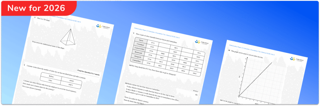Edexcel Maths Foundation Papers: Set 5 (2026) - Third Space Learning